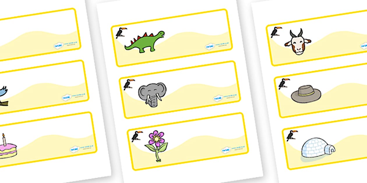 Toucan Themed Editable Drawer-Peg-Name Labels (teacher made)