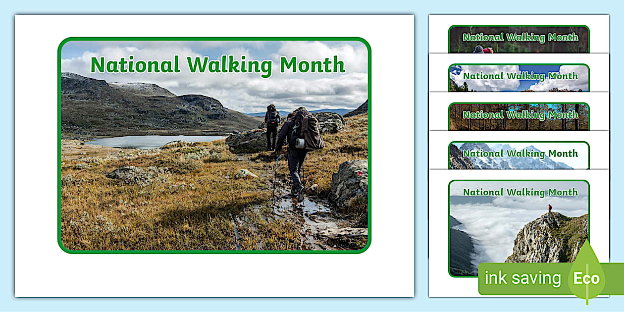 National Walking Month Photo Pack (Teacher-Made) - Twinkl