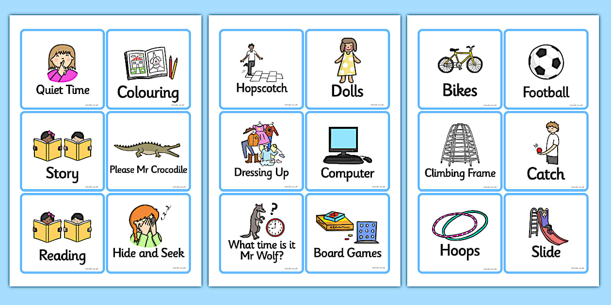 Playtime Cards - Educational Game (Teacher-Made) - Twinkl