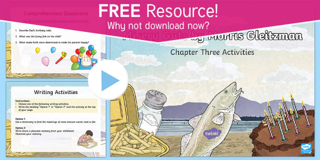FREE! - Chapter 3 Activities to Support Teaching on Misery Guts by Morris