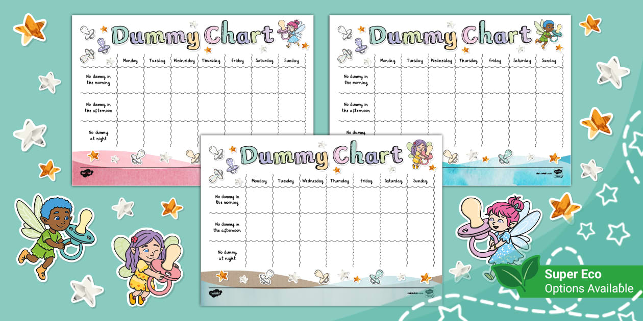 Dummy Fairy Reward Chart (teacher made) - Twinkl