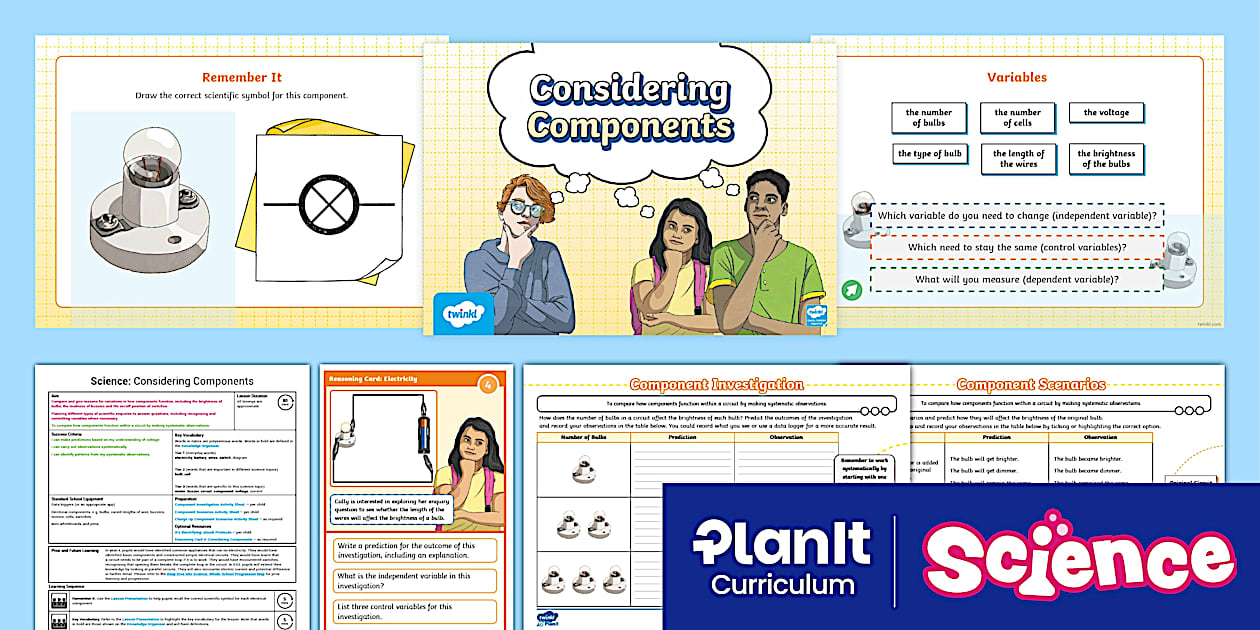 Y6 Electricity: Considering Components Lesson 4 - Twinkl