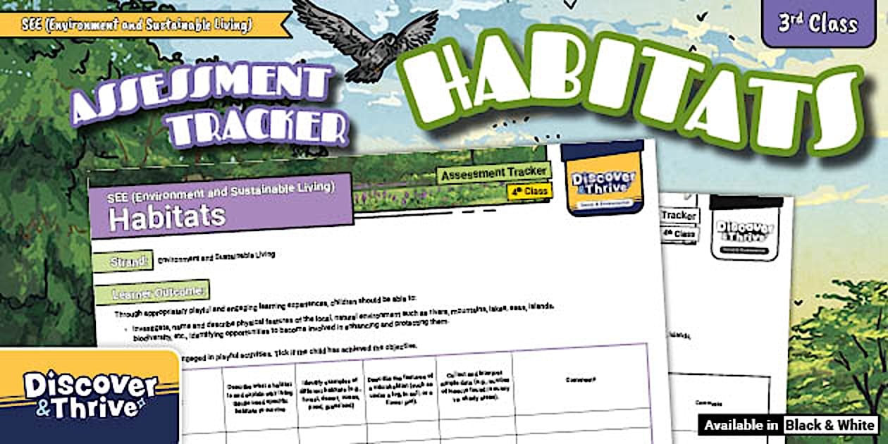 Habitats Assessment Tracker 4th Class