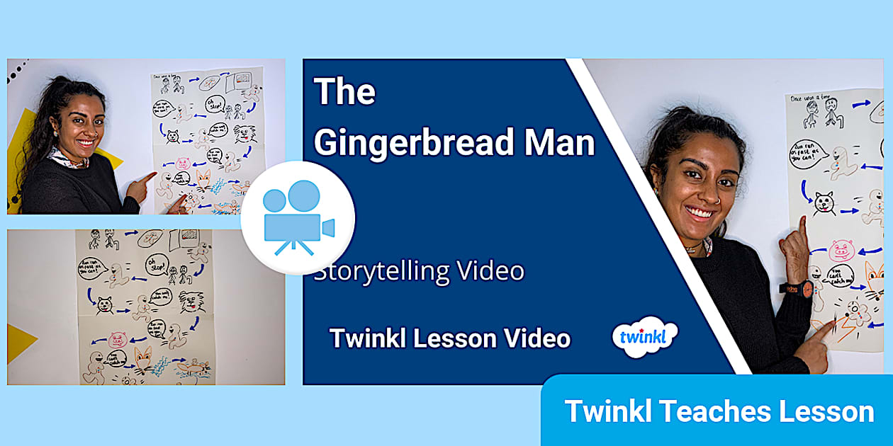 The Gingerbread Man Story Video Lesson | EYFS Storytelling