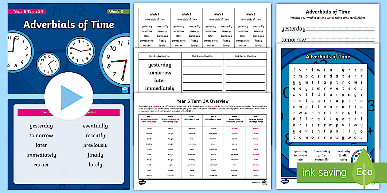 Year 5 Term 3A Week 3 Spelling Pack (teacher made) - Twinkl