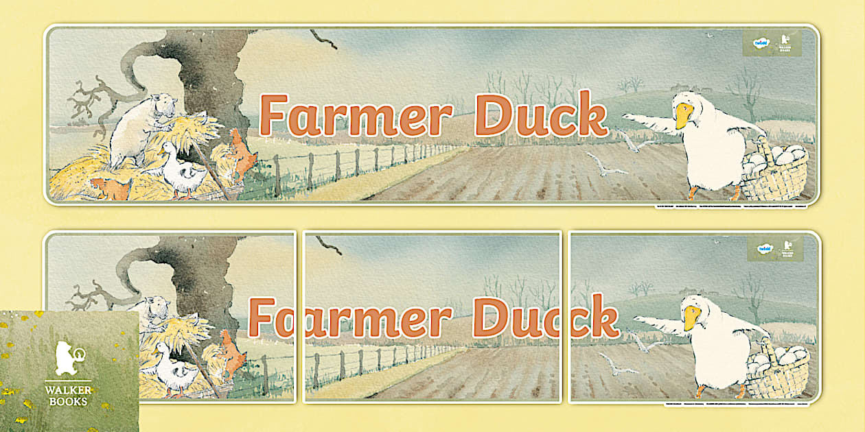 FREE! - Farmer Duck Display Banner [Ages 5-7] (teacher made)