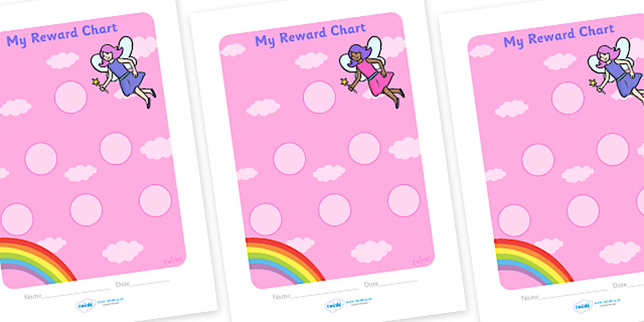 Fairy Sticker Reward Chart (30mm)