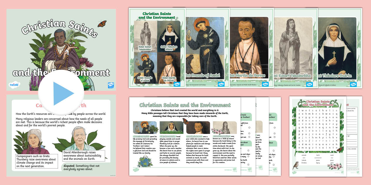 KS2 Christian Saints and the Environment - Twinkl