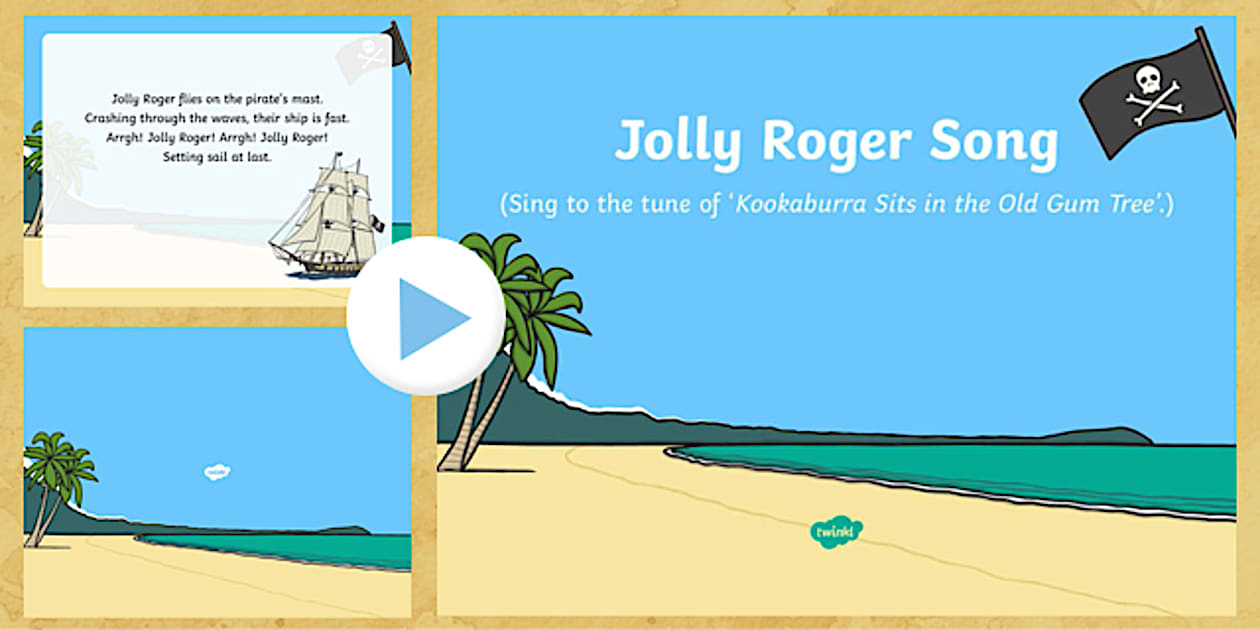 Jolly Roger Song PowerPoint - Twinkl