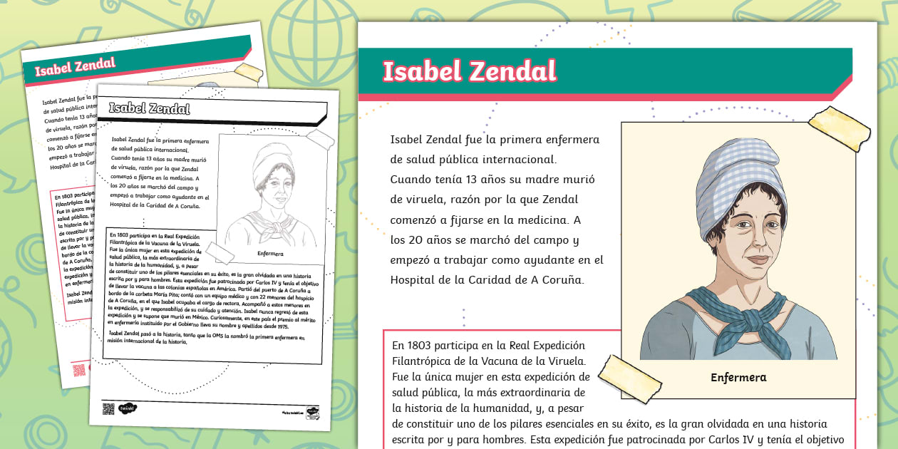 Hoja informativa: Isabel Zendal (teacher made) - Twinkl