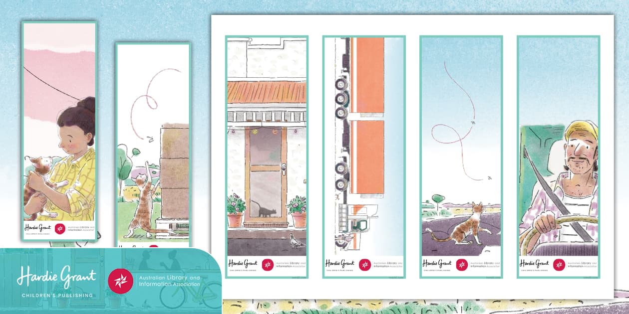 FREE! - National Simultaneous Storytime 2025 Curious Cats Bookmarks