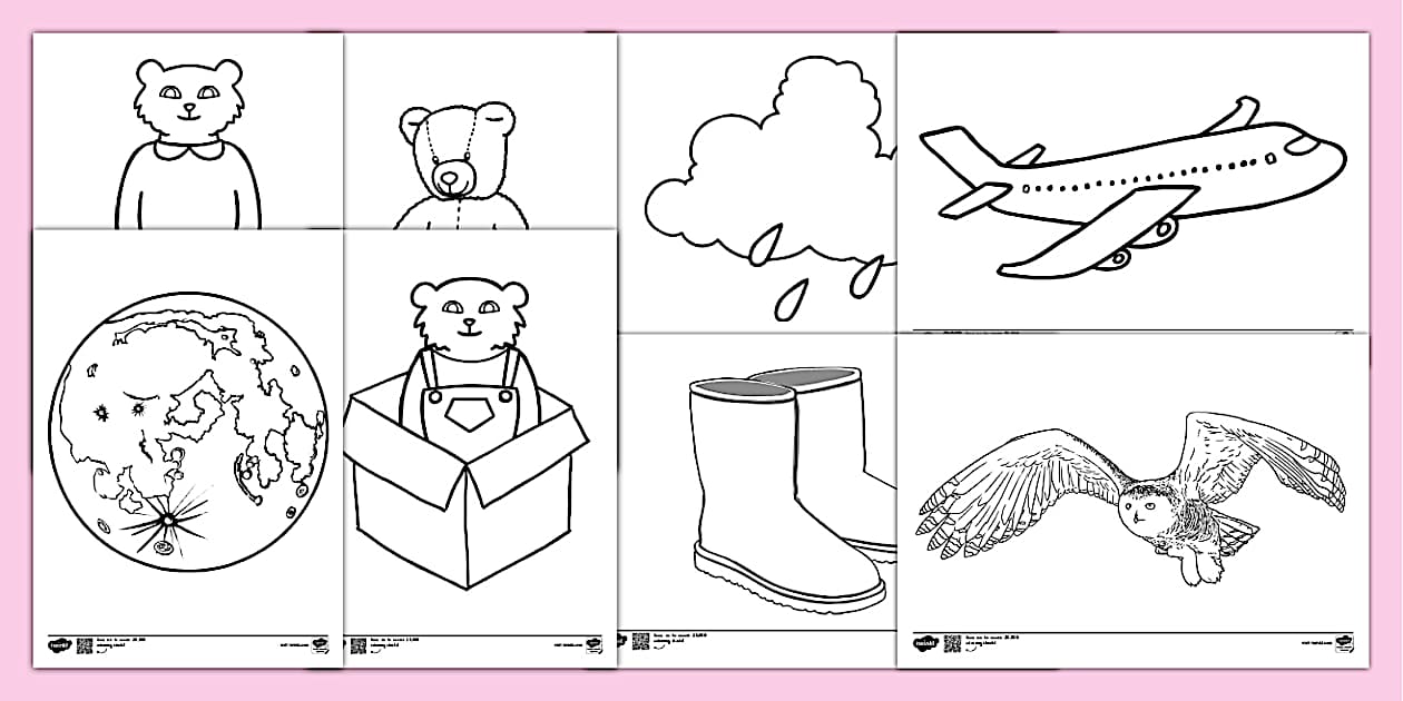 Colouring Sheets to Support Teaching on Whatever Next!