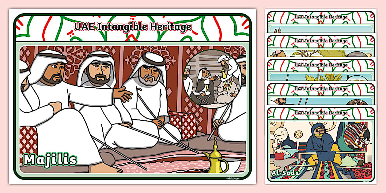 Intangible Heritage UAE Poster Set (Lower Primary) - Twinkl