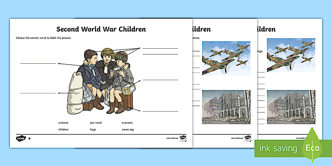 WW2 Worksheets and Worksheets for Kids - Teacher-Made