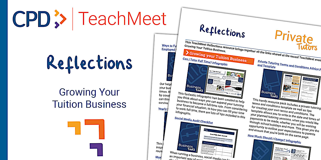 TeachMeet Reflections - Growing Your Tuition Business