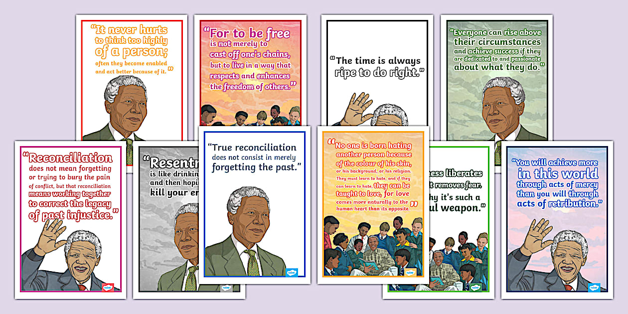 Day of Reconciliation Quotes by Nelson Mandela | Twinkl ZA