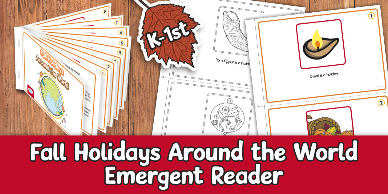 Fall Holidays Around the World Emergent Reader - Twinkl