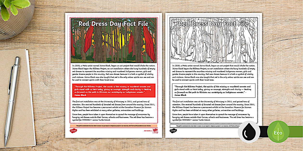FREE! - Red Dress Day Fact File | Twinkl Canada - Twinkl