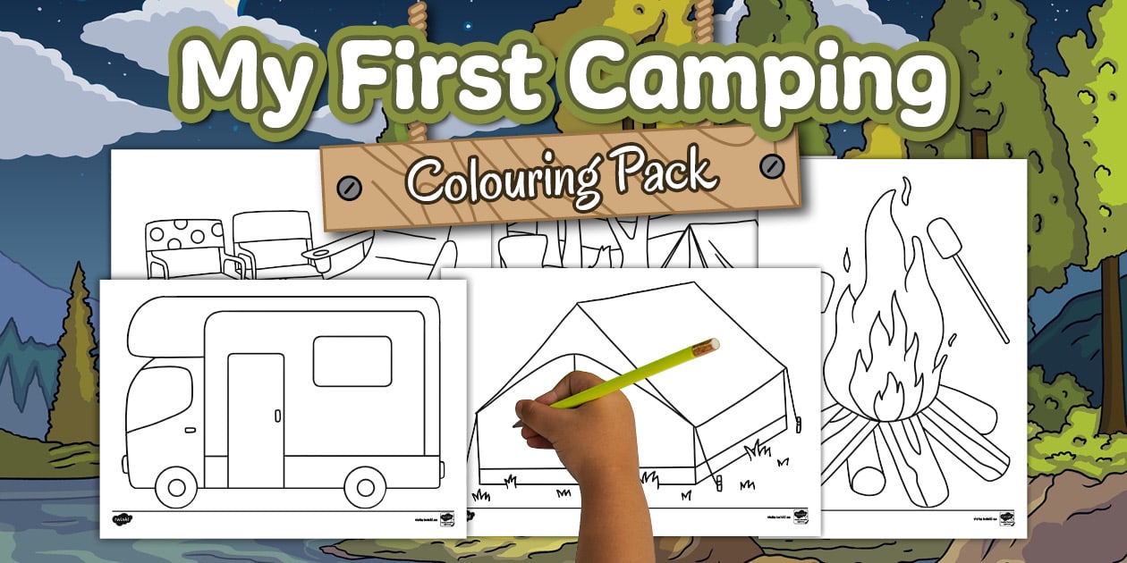 My First Camping Colouring Pack