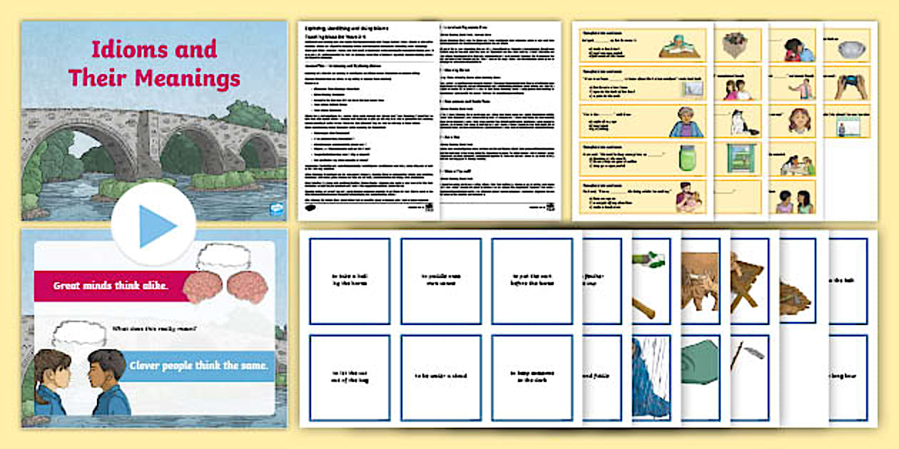 Comprehensive Lesson Plan for Idioms | Twinkl - Twinkl
