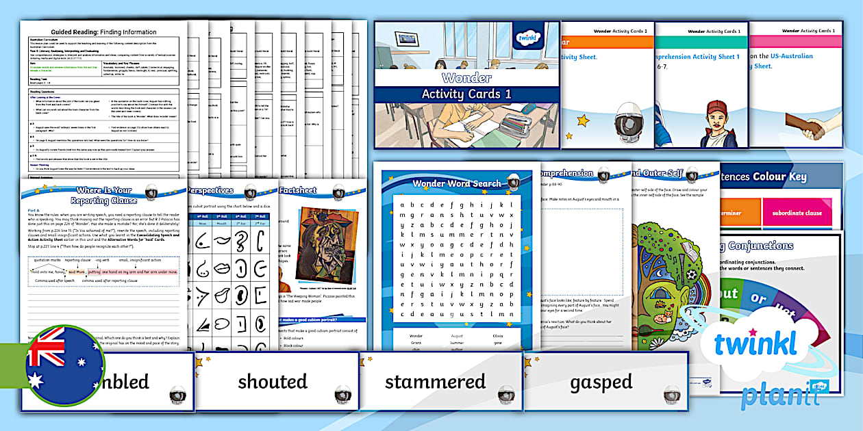 Y6 Guided Reading Unit Pack to Support Teaching on Wonder