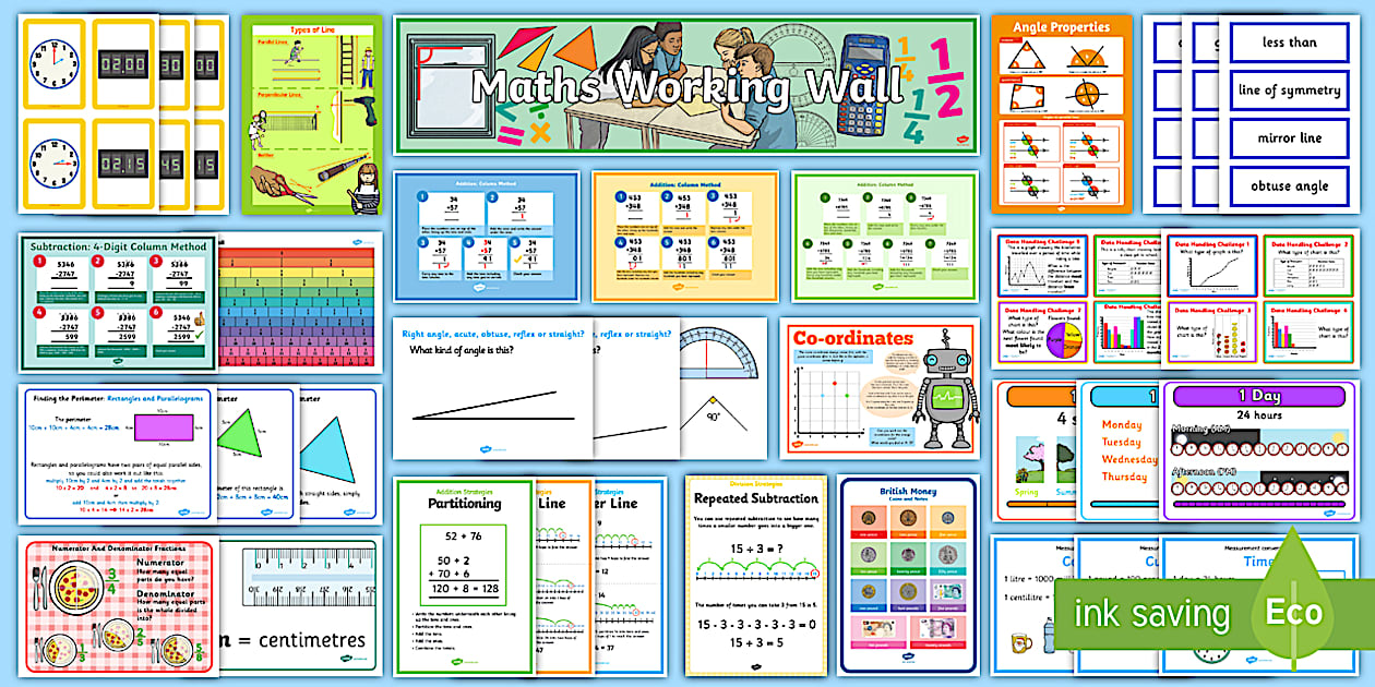 Primary Maths Display Pack - Primary Resource - Teacher Made