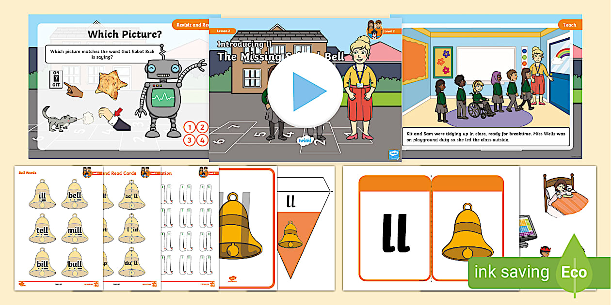 Level 2 Week 6 Lesson 2 -Twinkl Phonics 'll' GPC - Twinkl