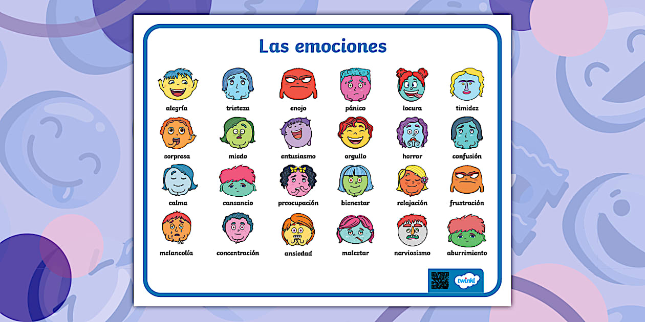 Regreso a clases - cartel de emociones (Teacher-Made)