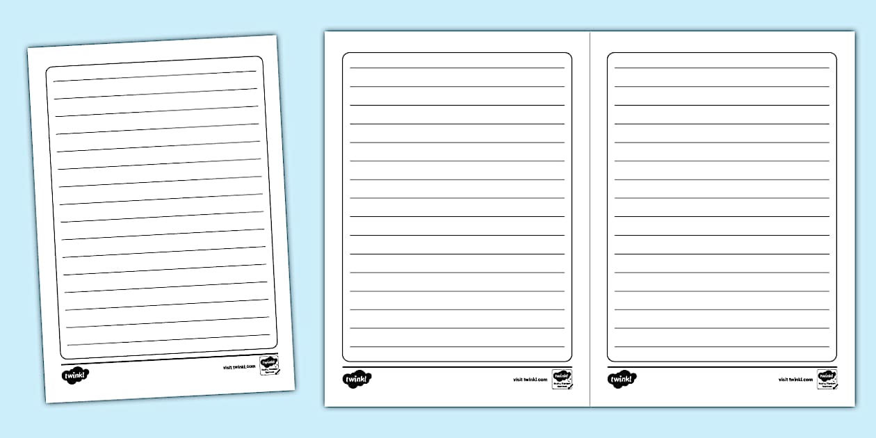 A5 Writing Frame (teacher made) - Twinkl