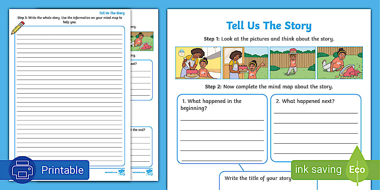 Story Planning Worksheets | Tell A Story | South Africa