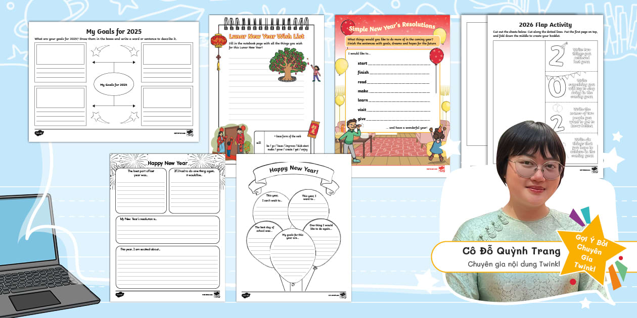 Bộ Tài Nguyên ESL Kĩ Năng Viết Về Chủ Đề Tết Nguyên Đán 2026