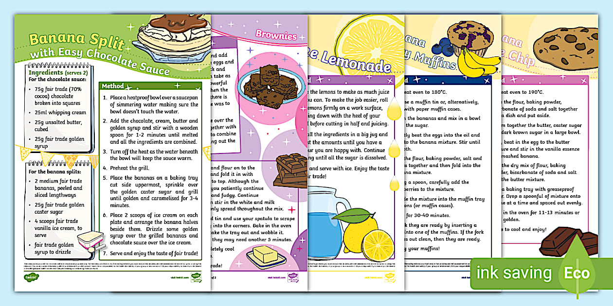 Fair Trade Recipe Pack (teacher made) - Twinkl