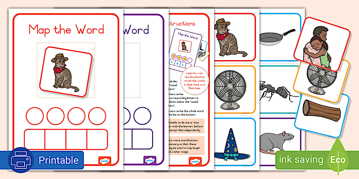 Grade 1 Phonics :Map the Word (teacher made) - Twinkl