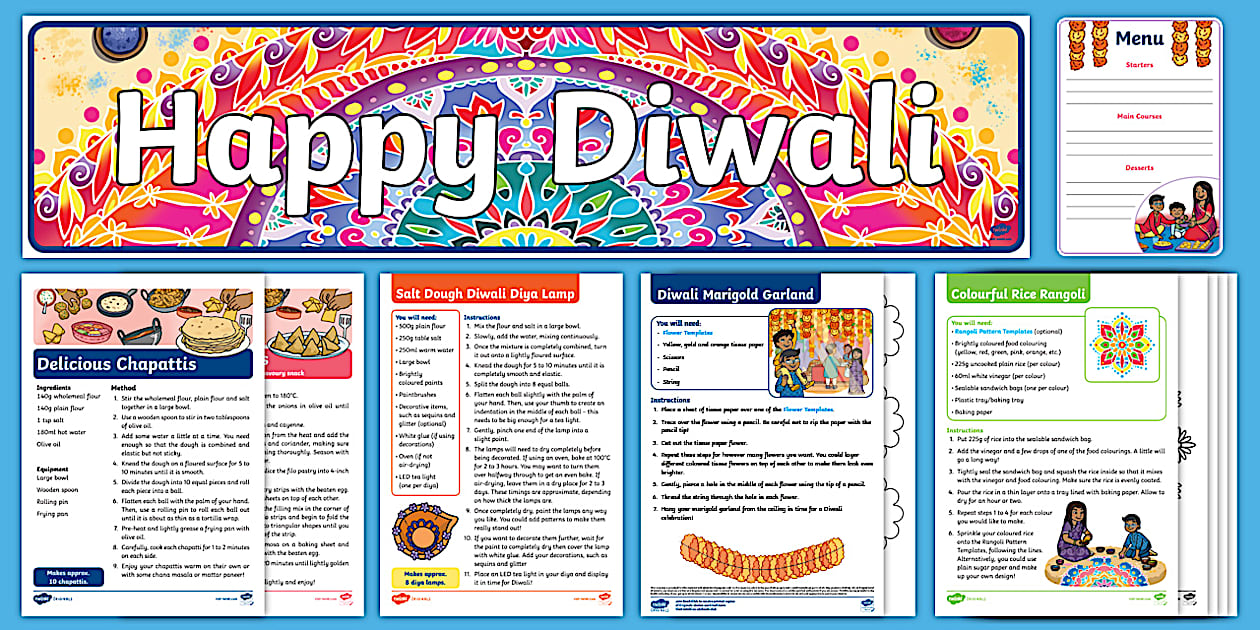 Hindu Diwali Celebration Party Pack (teacher made) - Twinkl