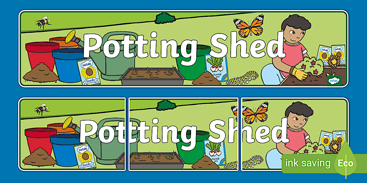 👉 Potting Shed Display Banner