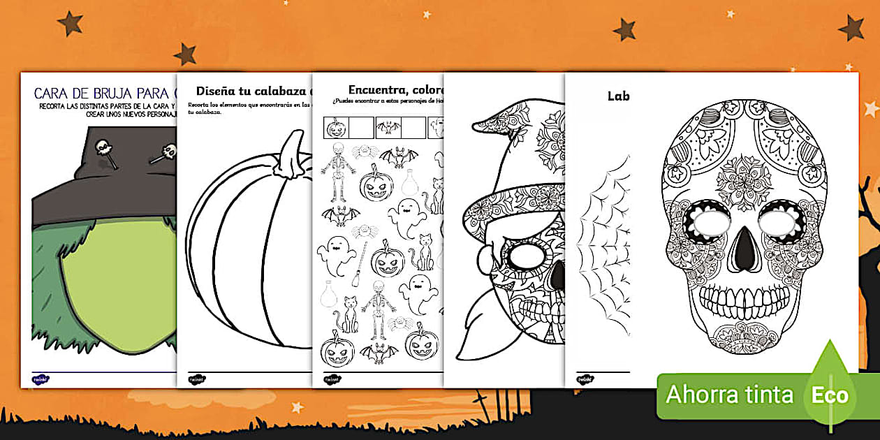 Actividades y fichas de Halloween para Infantil | Twinkl