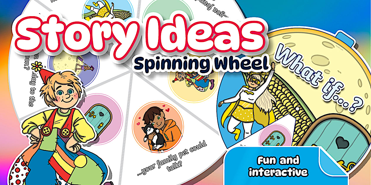 Foundation Phase Home Language - What If Story Ideas - Spinning Wheel (CAPS