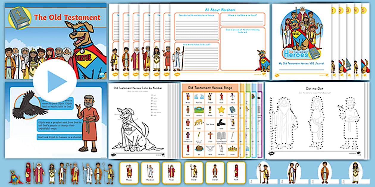 Old Testament Heroes Home Pack | VBS | Twinkl USA - Twinkl