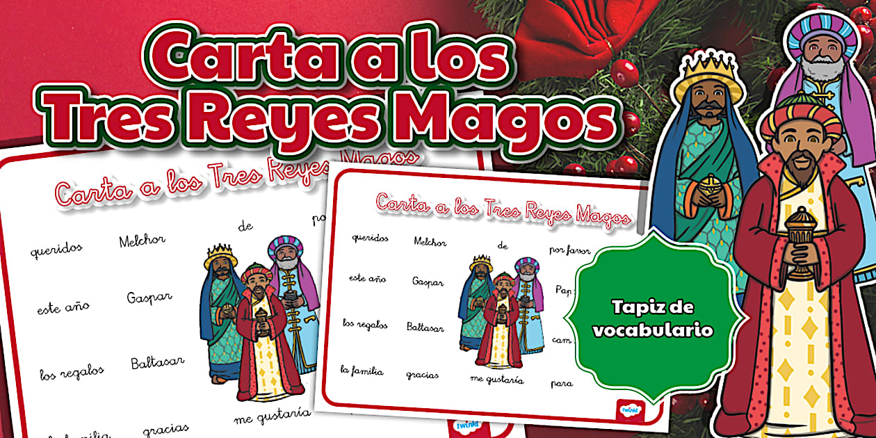Actividad: mural de los Reyes Magos - Twinkl