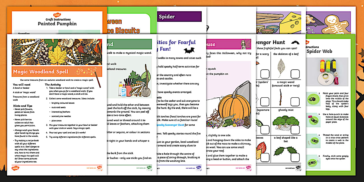 Halloween Activity Ideas | Family Fun Home Learning Pack