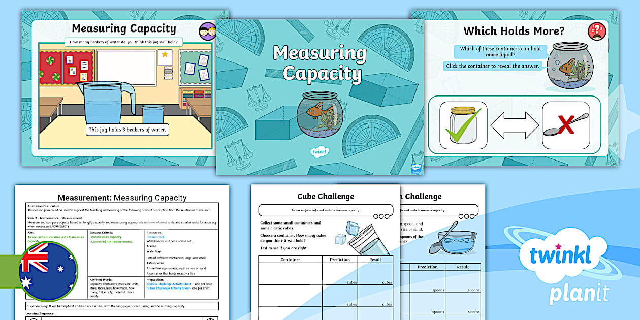 Year 2 Measurement Measuring Capacity Lesson 1 - Twinkl