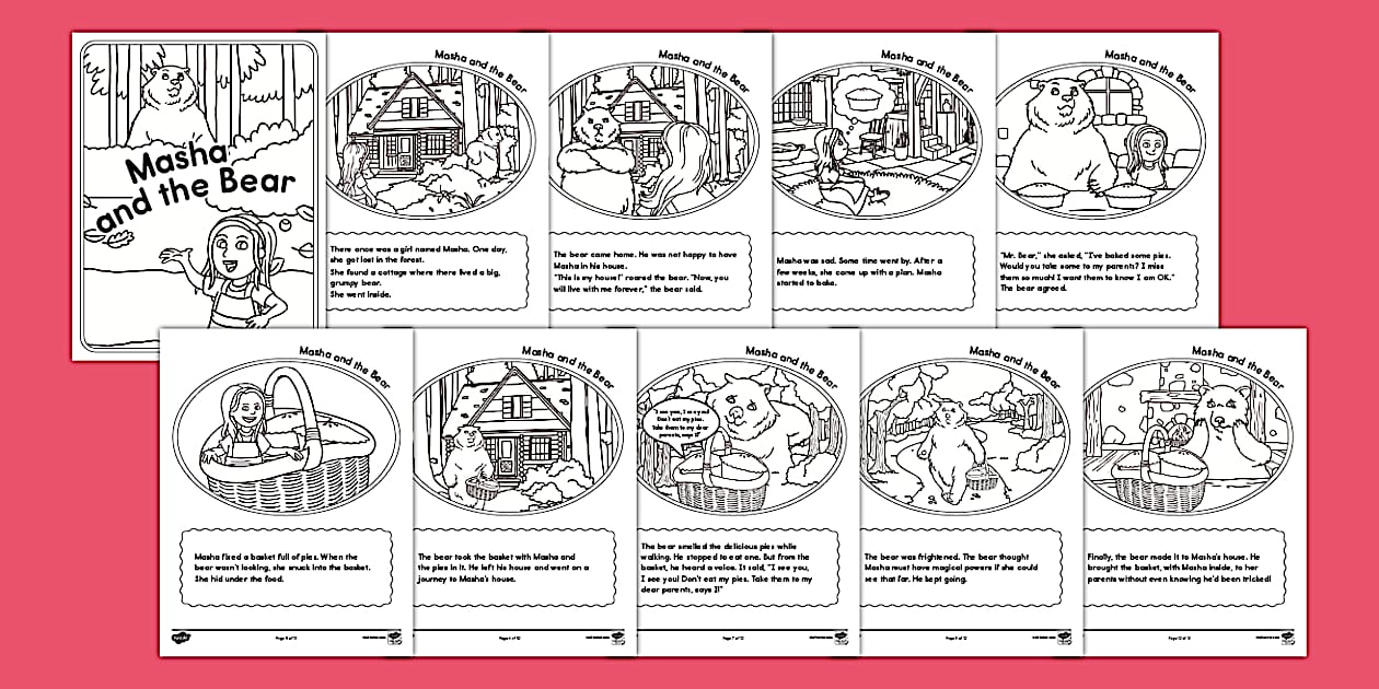 Masha and the Bear Story | 1st Grade Resource | Twinkl USA