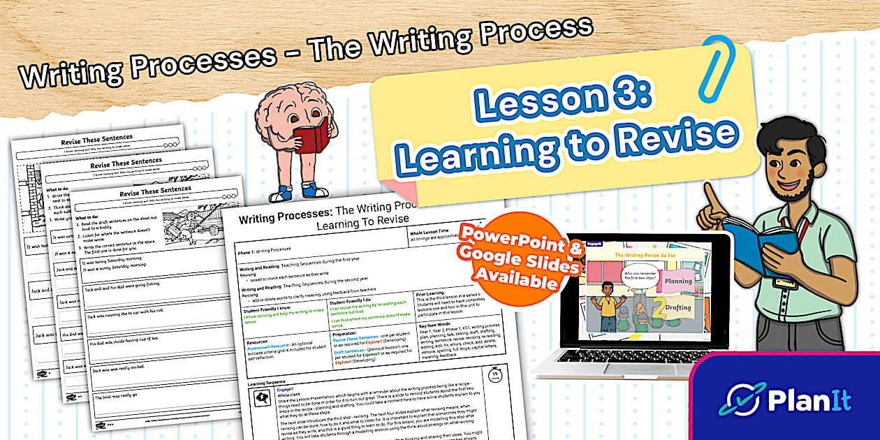 Phase 1 The Writing Process Lesson 3: Learning To Revise
