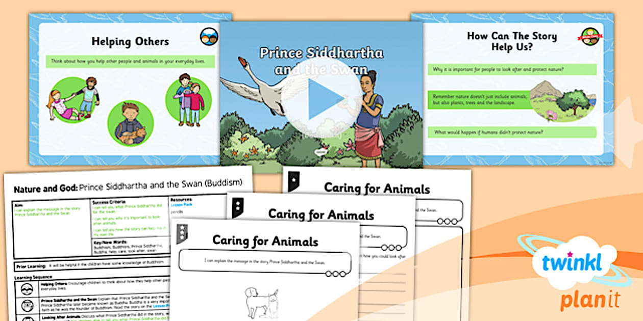 RE: Nature and God: Prince Siddhartha and The Swan (Buddhism) Year 2 Lesson