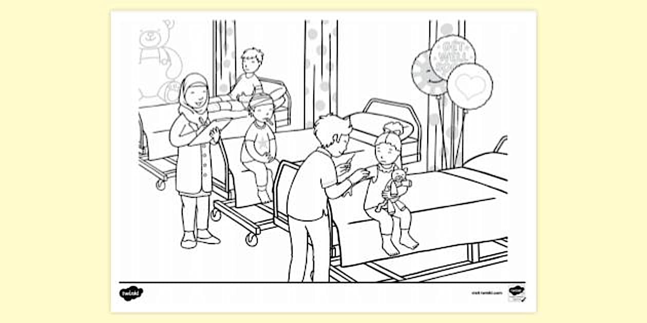 Medical Colouring | Colouring Sheets (Teacher-Made) - Twinkl