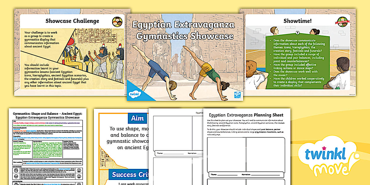 Gymnastics Showcase Lesson | Ancient Egypt | Year 4 PE