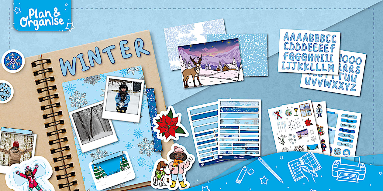 Winter | Printable Scrapbooking Kit