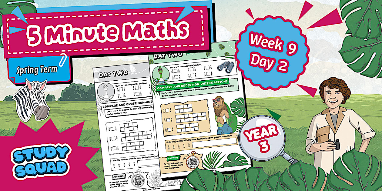 👉 Study Squad 5 Minute Maths - Year 3 Spring - Week 9 Day 2