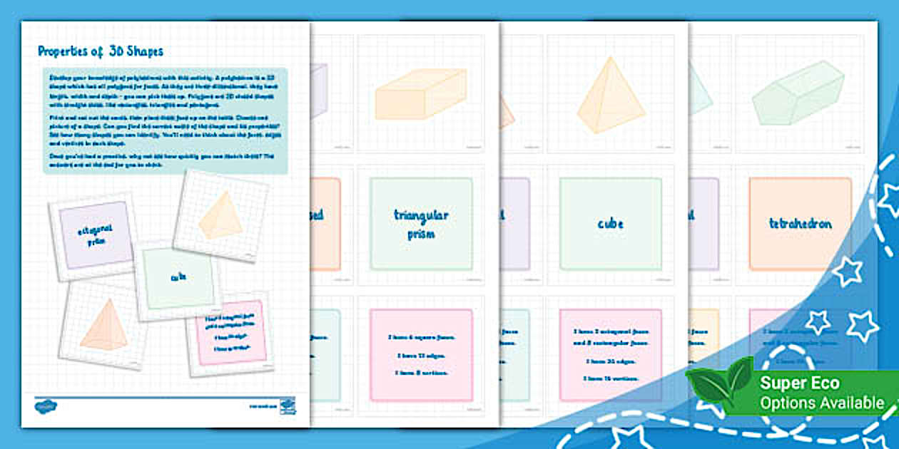 👉 3D Shapes: What am I? (Ages 7 - 8) - Twinkl
