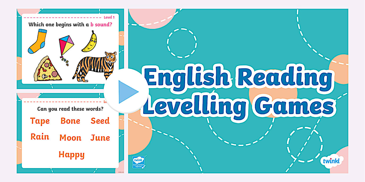 English Reading Levelling Games | Reading Test For Beginners